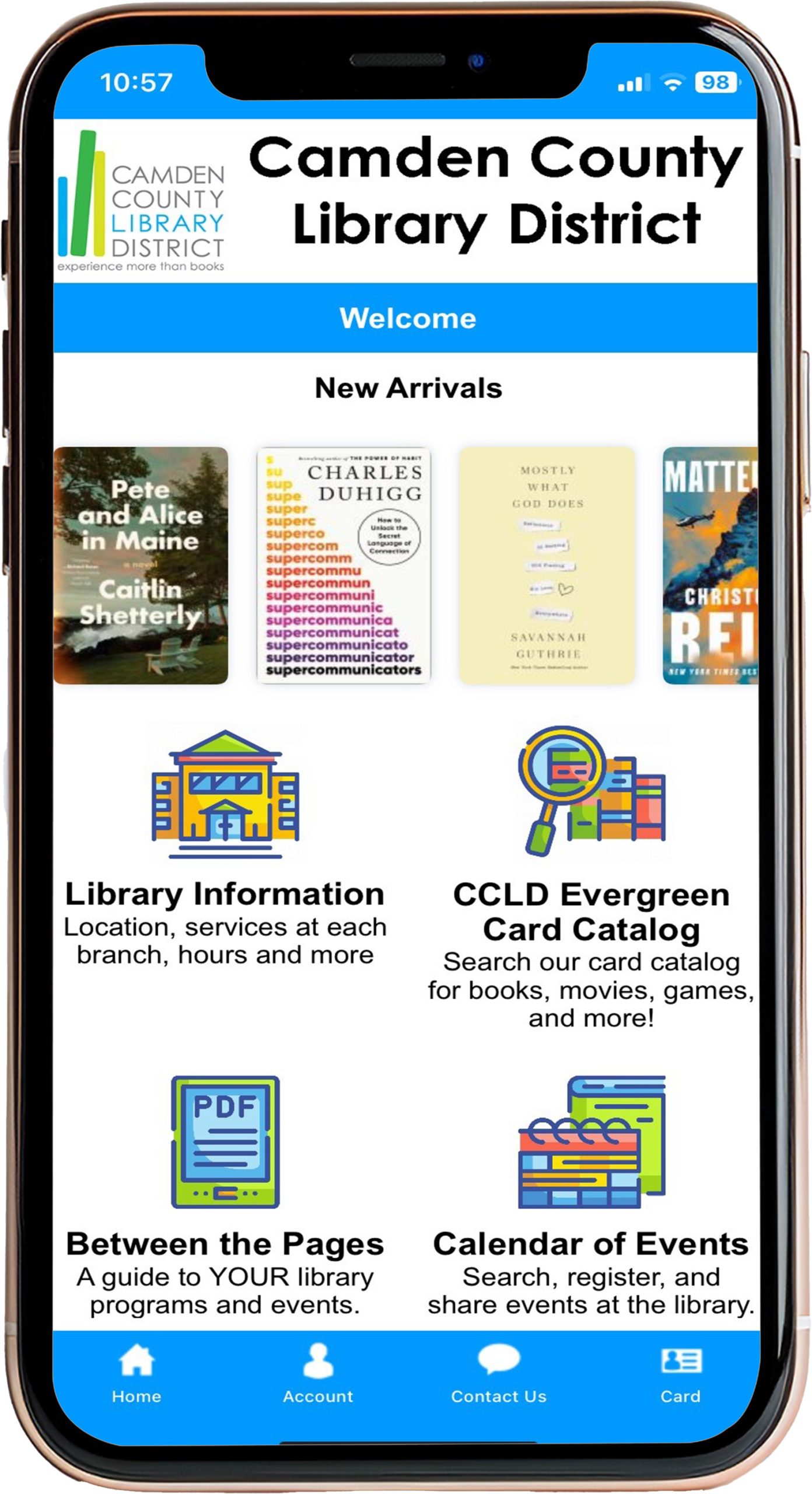 CCLD Mobile App - Camden County Library District